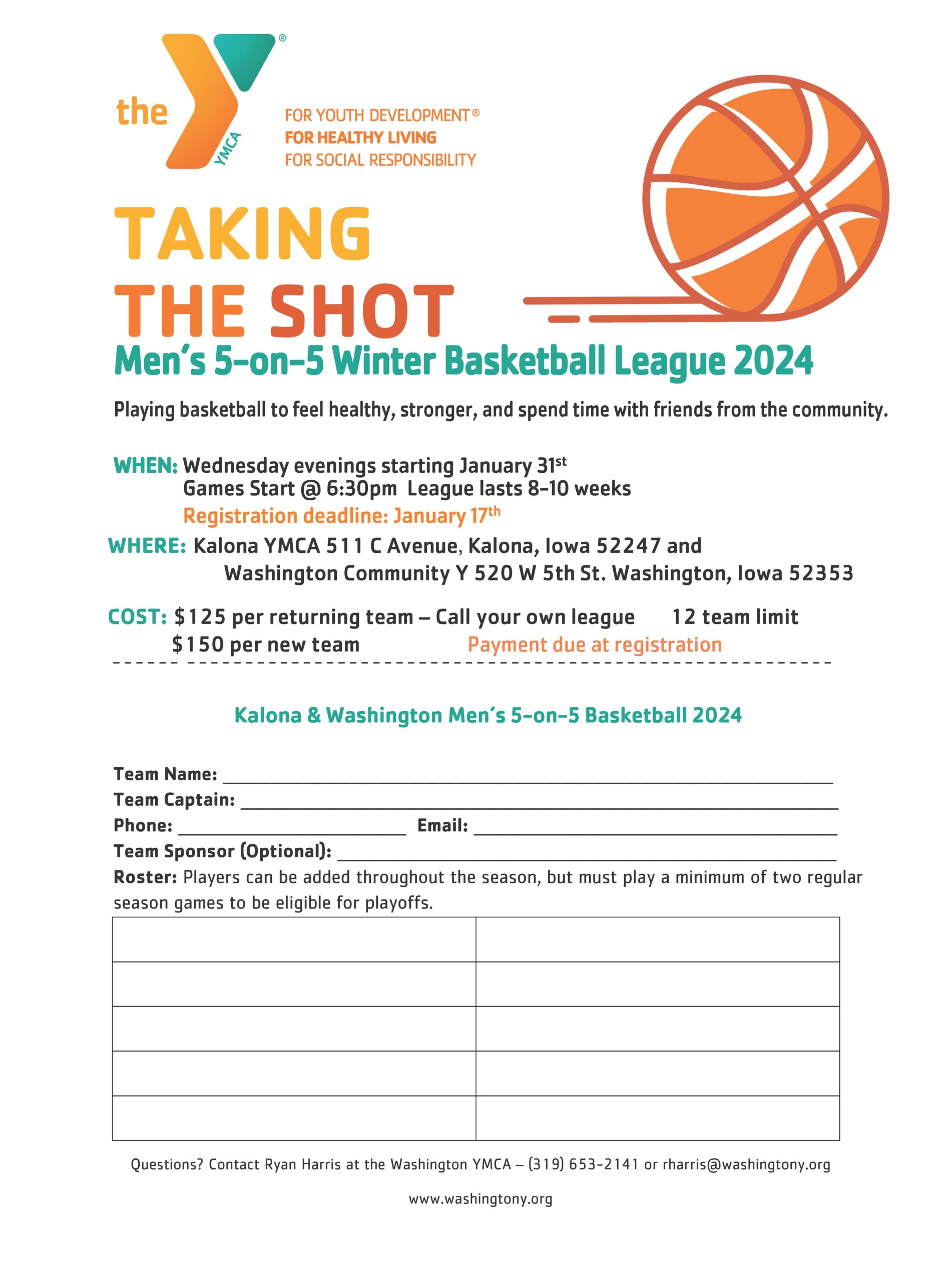 Adult Sports - YMCA of Washington County
